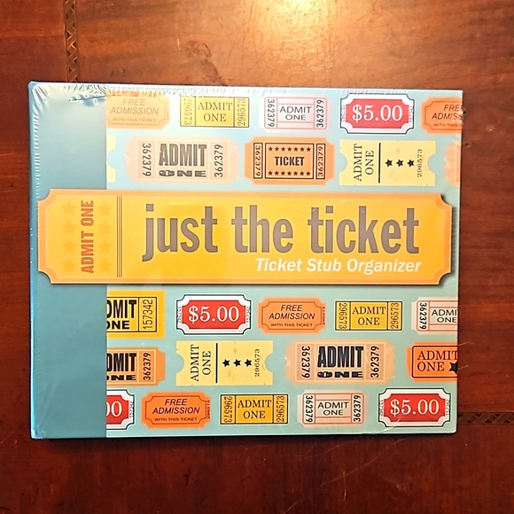 Other | Just The Ticket Ticket Stub Organizer | Poshmark
